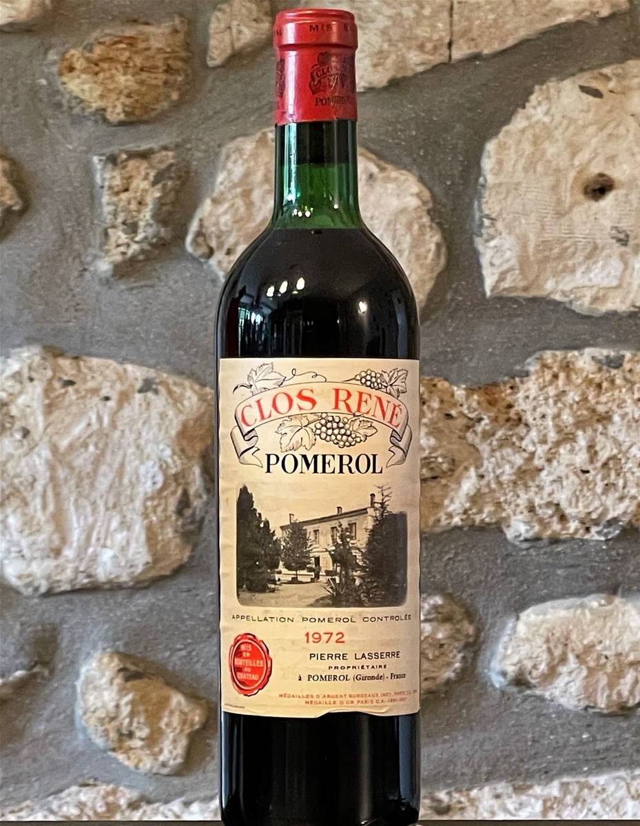 Vin Vin rouge, Pomerol, Clos Rene 1972, Vente Vins Pomerol - Cavagogo