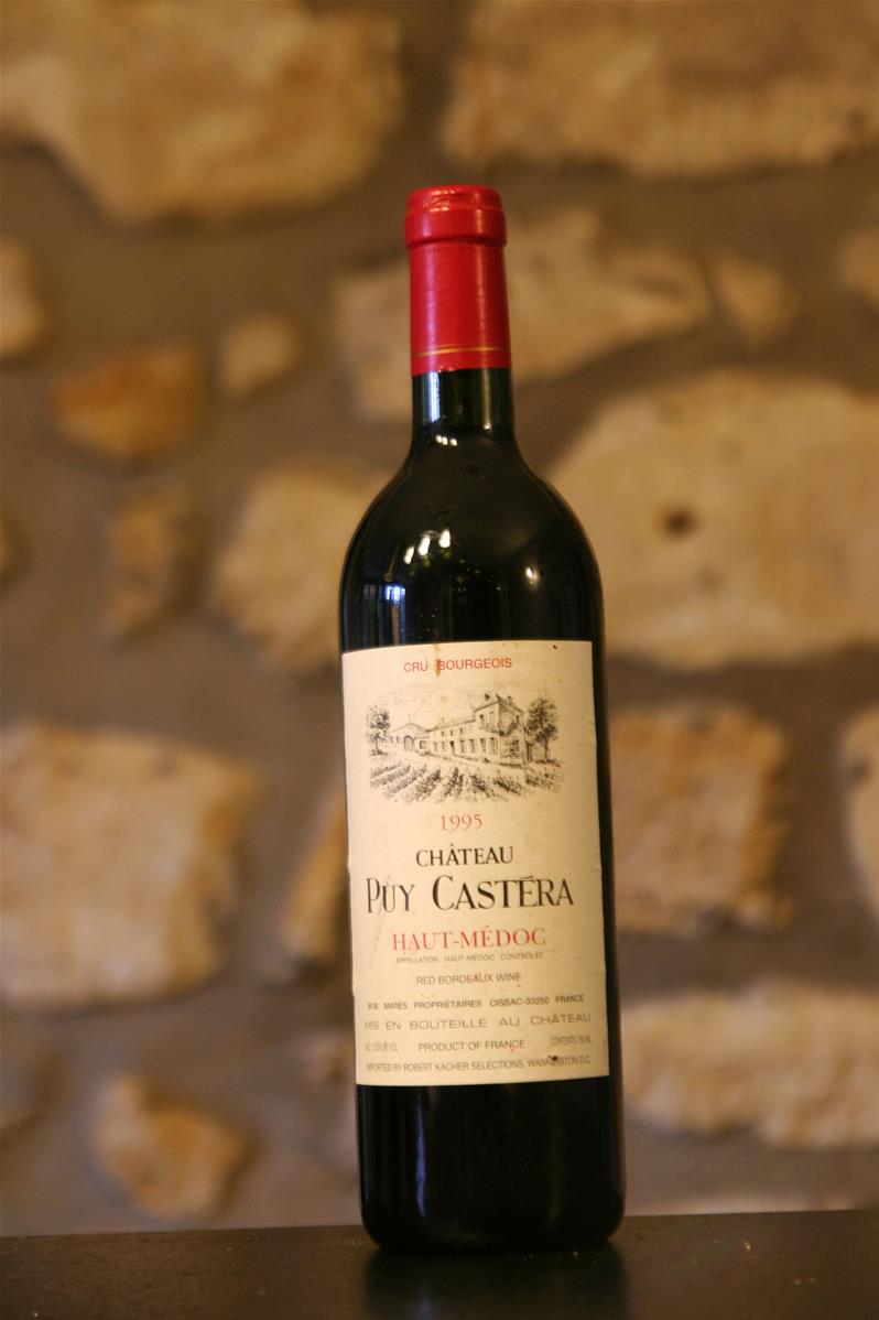 Vin Château Puy Castera 1995, Vente Vins Haut Médoc, Médoc - Cavagogo